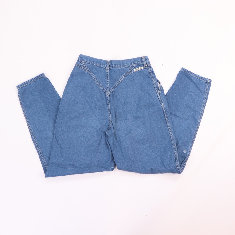 80s Cherokee Womens 10 Tapered Leg High Rise Jeans - Gem